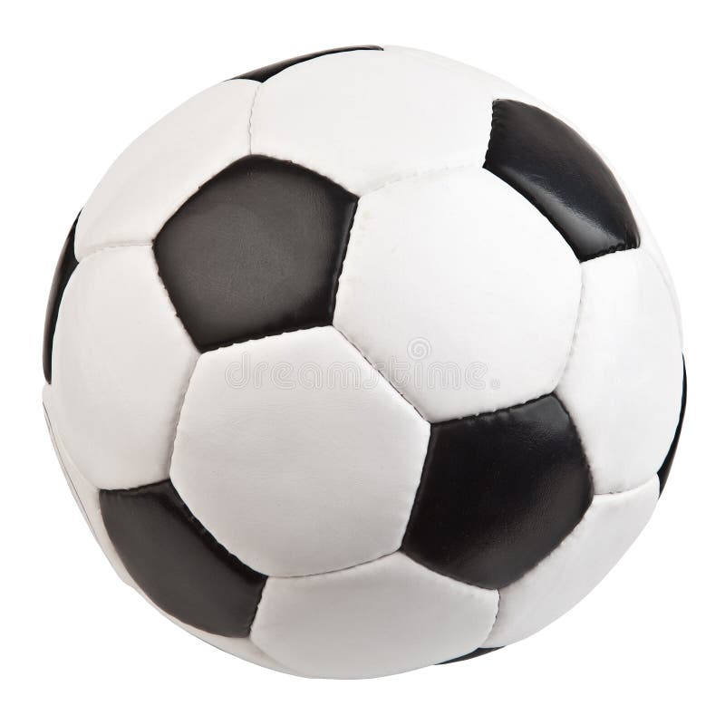 Football Isolated on the White Background Stock Photo - Image of ...