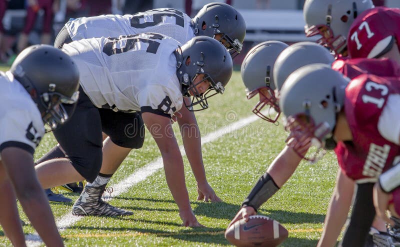Football Kick-off stock image. Image of athletes, outdoors - 99073513