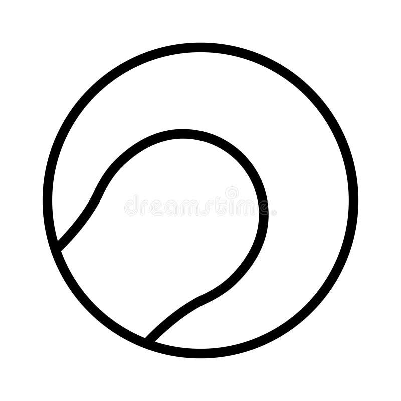 Football Thin Line Vector Icon Stock Vector - Illustration of football ...