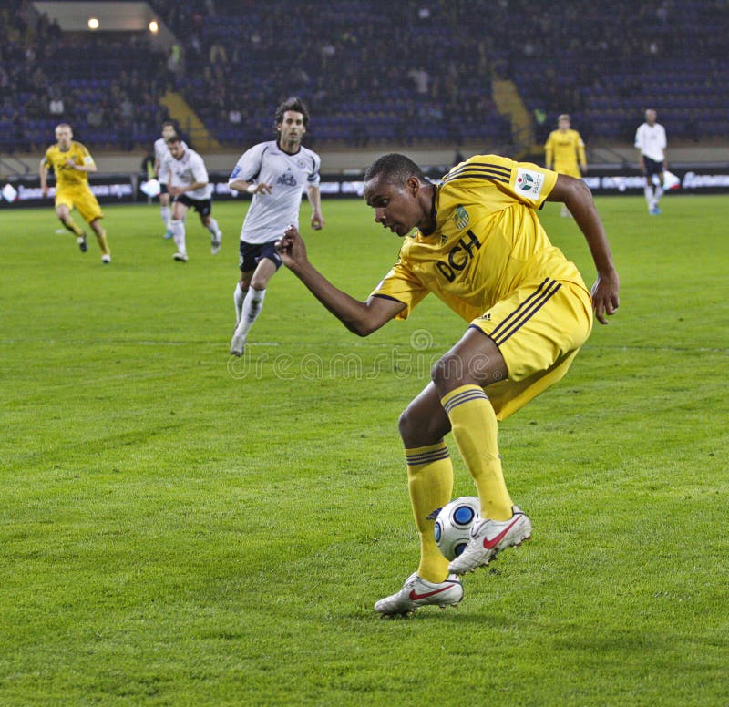 Football match editorial photography. Image of blue, kharkiv - 15258487