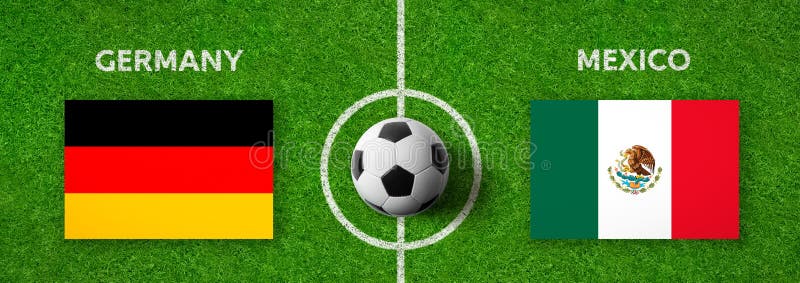 Football Match Germany Vs. Mexico Stock Image - Image of player, ball ...