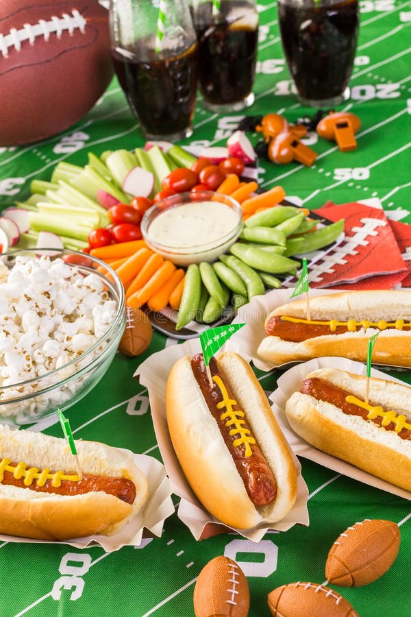 Football party stock image. Image of meat, beverage, side - 88415959