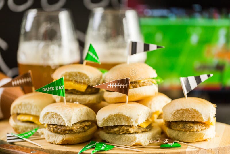 Football party stock photo. Image of hamburger, drink - 88417622