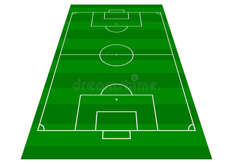 Football Pitch Perspective View Picture. Image: 4771096
