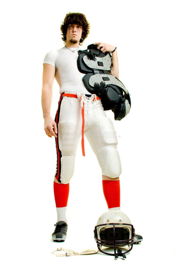Football Player stock image. Image of pads, model, male - 4038257