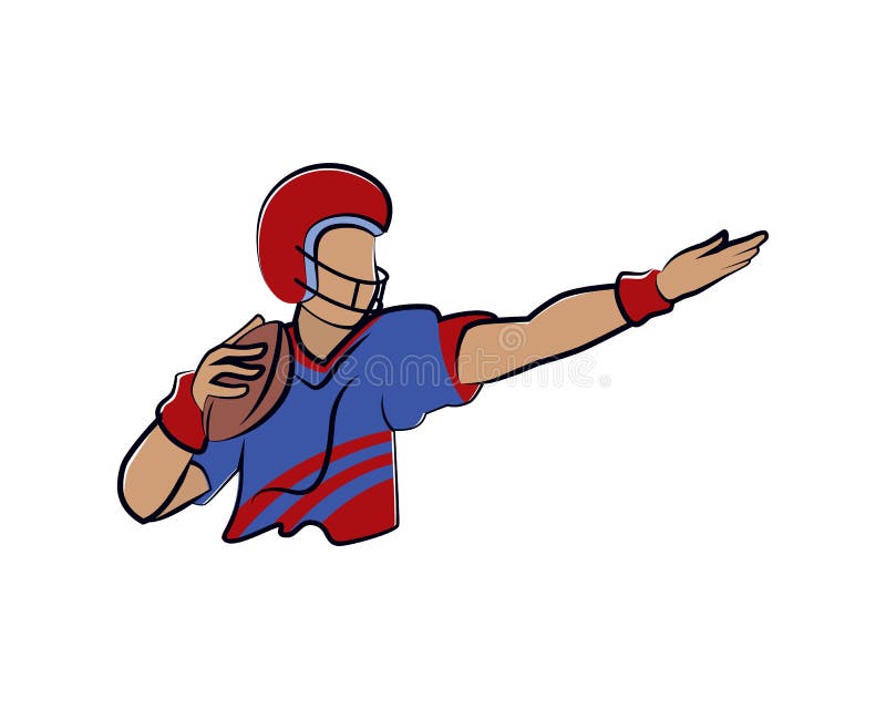 Football Throw Stock Illustrations – 1,860 Football Throw Stock ...