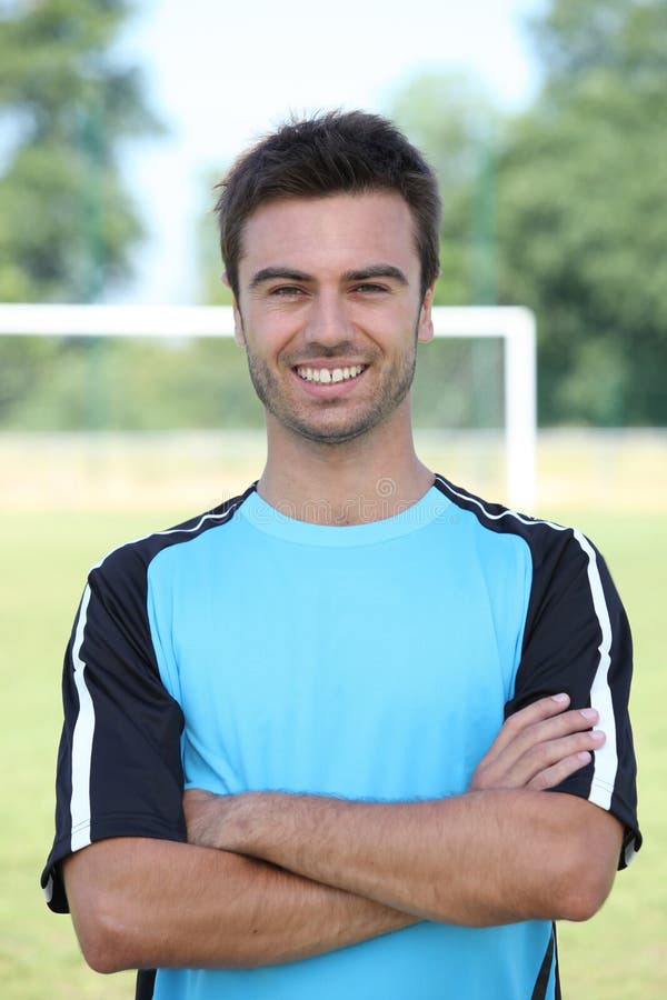 Football player stock photo. Image of male, football - 30743398