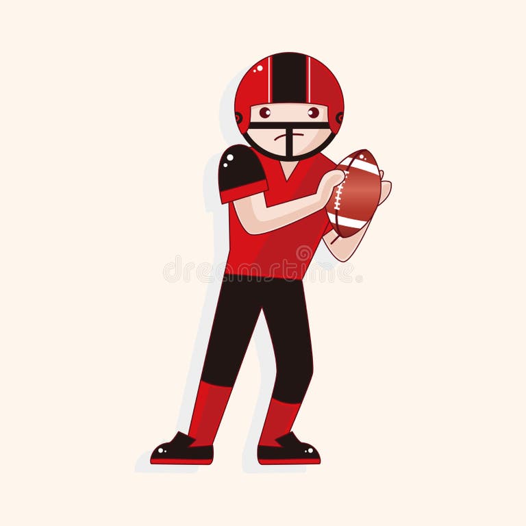 Cartoon Football Pass Stock Illustrations – 1,175 Cartoon Football Pass ...
