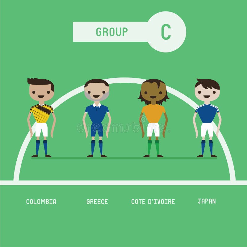 Football players group C editorial image. Illustration of game - 40804595