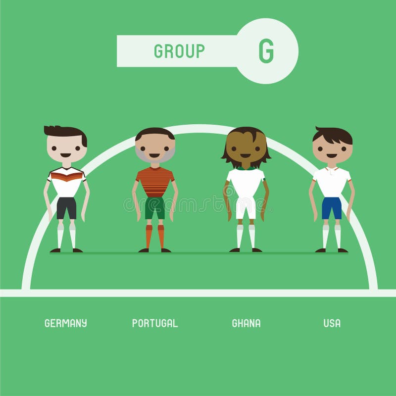 Football players group G editorial stock photo. Illustration of icons ...