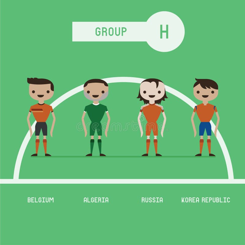 Football players group H editorial image. Illustration of poster - 40804610