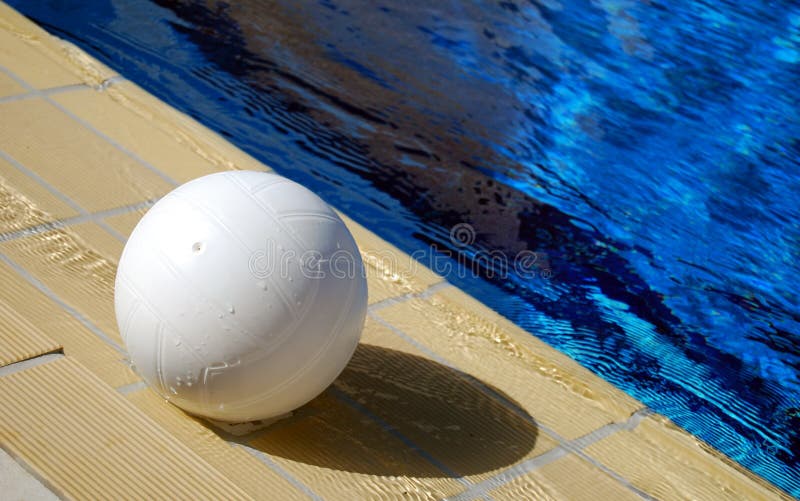Soccer Ball In Swimming Pool Stock Photo - Image of blue, game: 5414318
