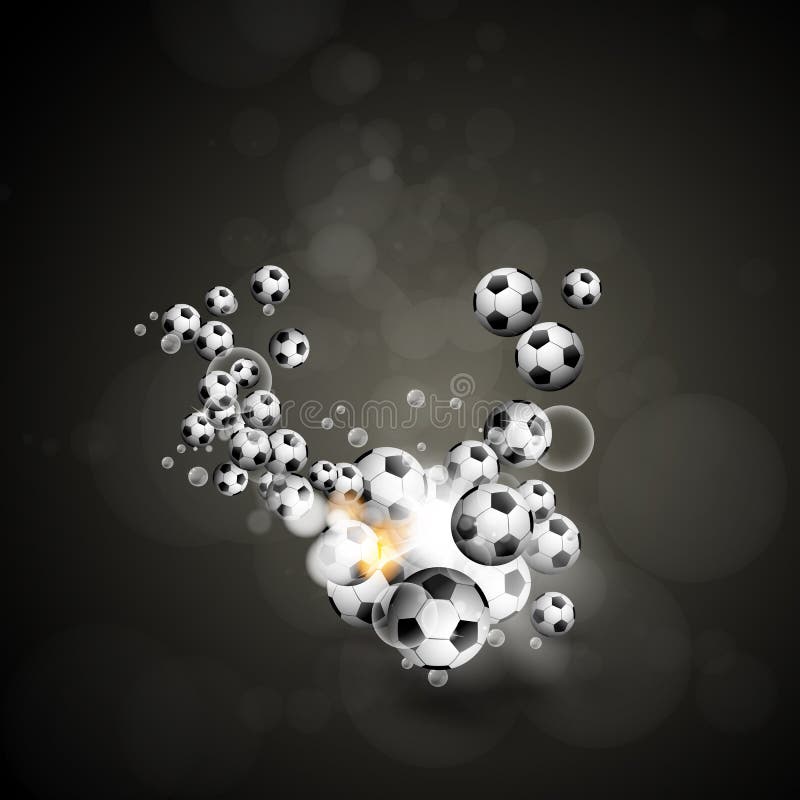 Football Poster, Easy Editable Stock Vector - Illustration of modern ...