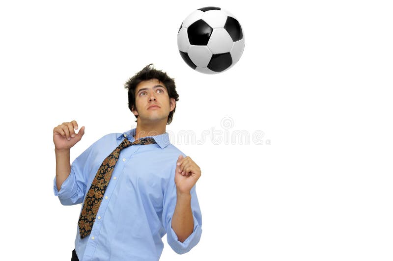 Football power stock photo. Image of header, male, businessman - 11562534