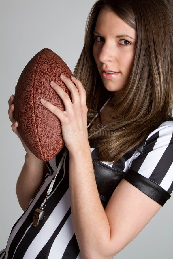 Football Girl stock image. Image of girl, short, referee - 6339999