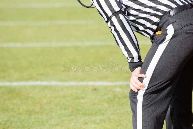 Football referee stock photo. Image of stripes, ball - 35654850