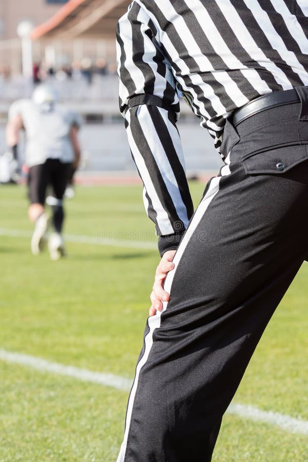 Football referee stock image. Image of shirt, striped - 35654951