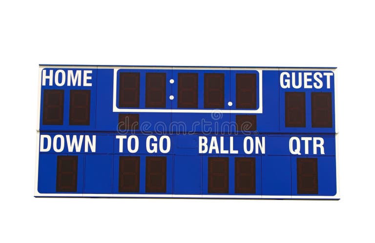 178 Blank Football Scoreboard Stock Photos - Free & Royalty-Free Stock ...