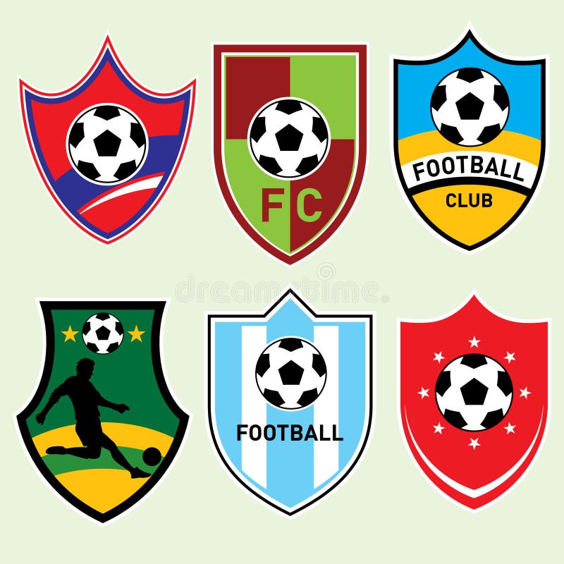 Football Shields stock illustration. Illustration of badge - 13438124