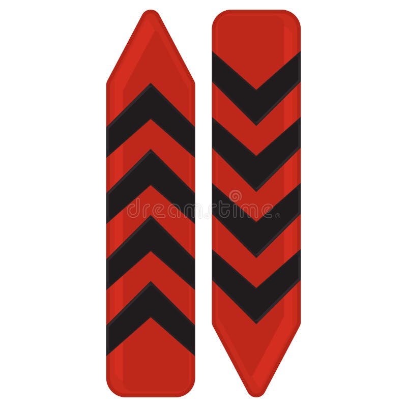 Football Sideline Markers. Vector Illustration Decorative Design Stock ...