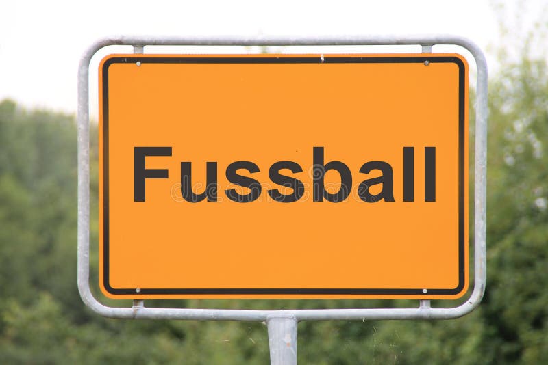 A football sign stock image. Image of soccer, league - 26357507