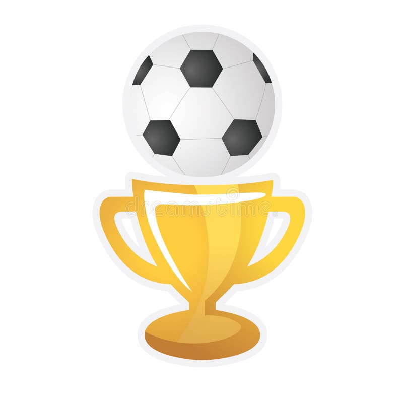 Football Soccer Cup stock illustration. Illustration of badge - 26278522
