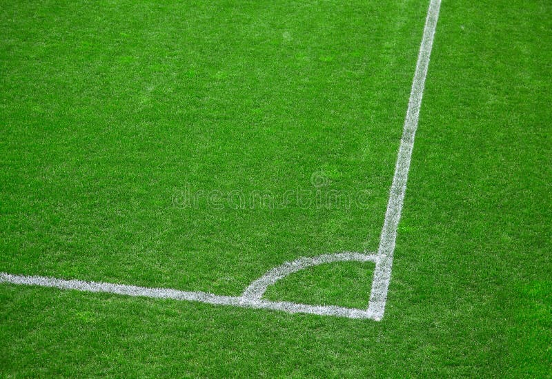 Football (soccer) Field Corner Stock Photo - Image of field, angle ...