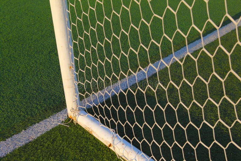 Football soccer goal net stock image. Image of football - 1971255