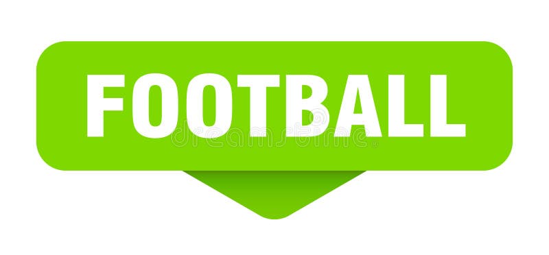 Football Sticker. Football Sign on Transparent Background Stock Vector ...