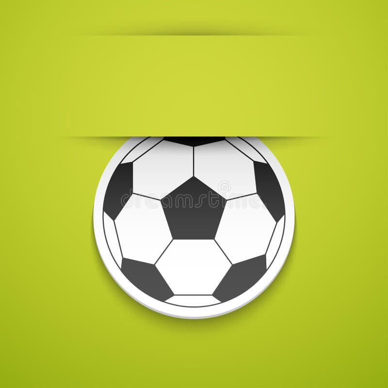 Football sticker. stock vector. Illustration of messy - 30520612