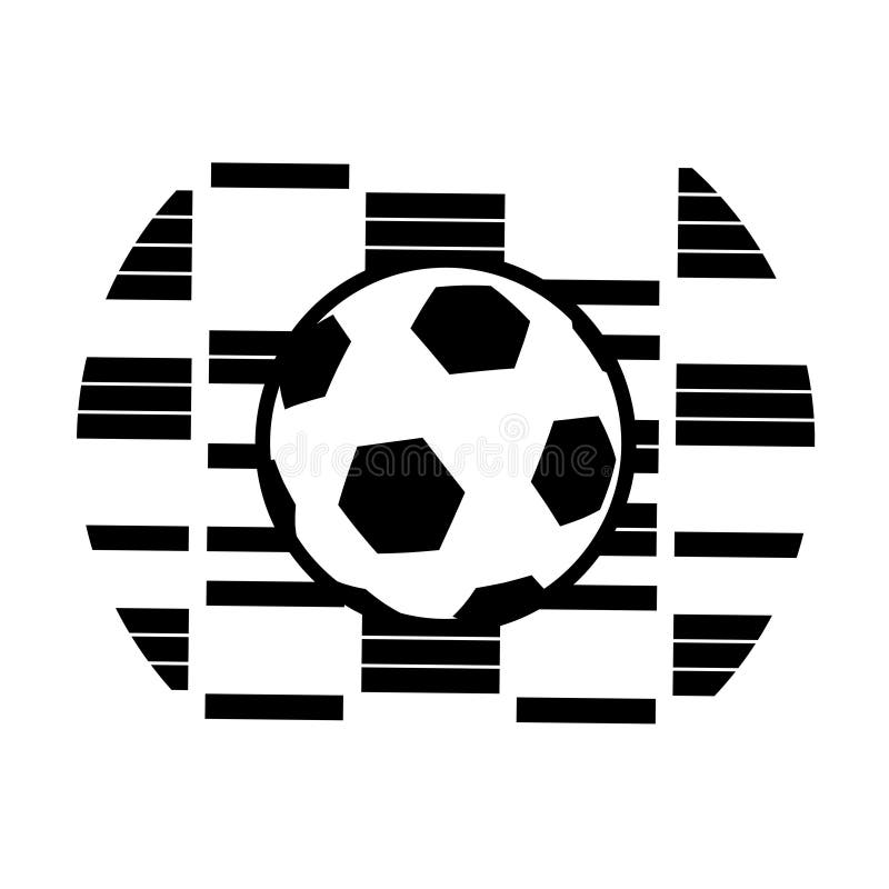 Football symbol design stock vector. Illustration of black - 114515446