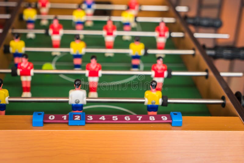 .Football table game stock photo. Image of macro, game - 69964612