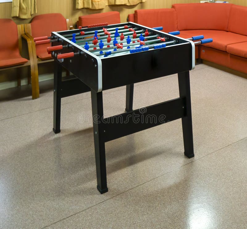 Football Table Inside a Big Ship Stock Image - Image of competition ...