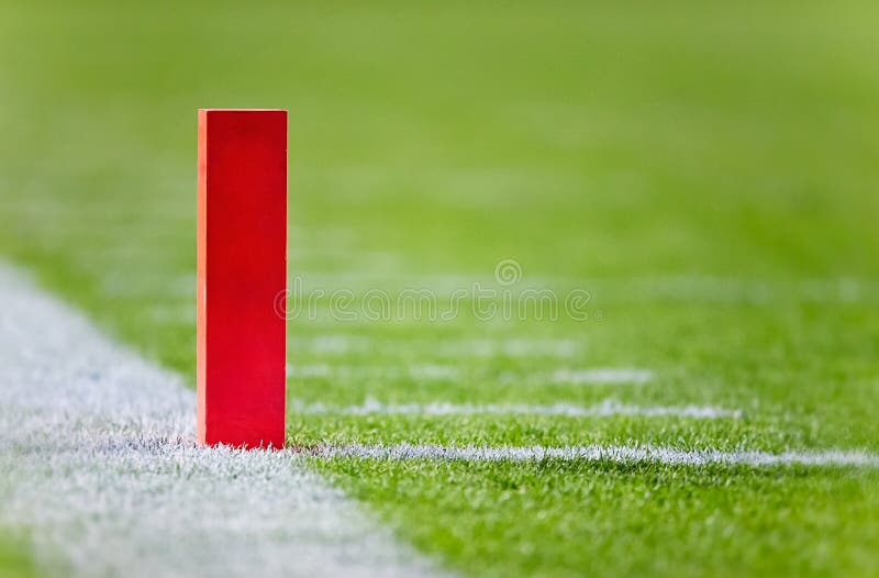 Football Touchdown Pylon stock photo. Image of touchdown - 37094168