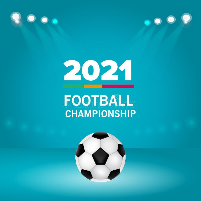 Football Tournament, Background Design Template, Vector Illustration ...