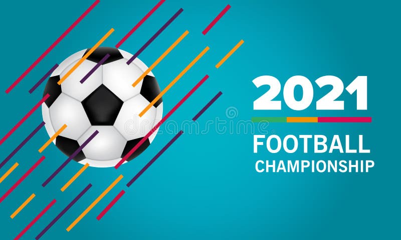 Football Tournament, Background Design Template, Vector Illustration ...