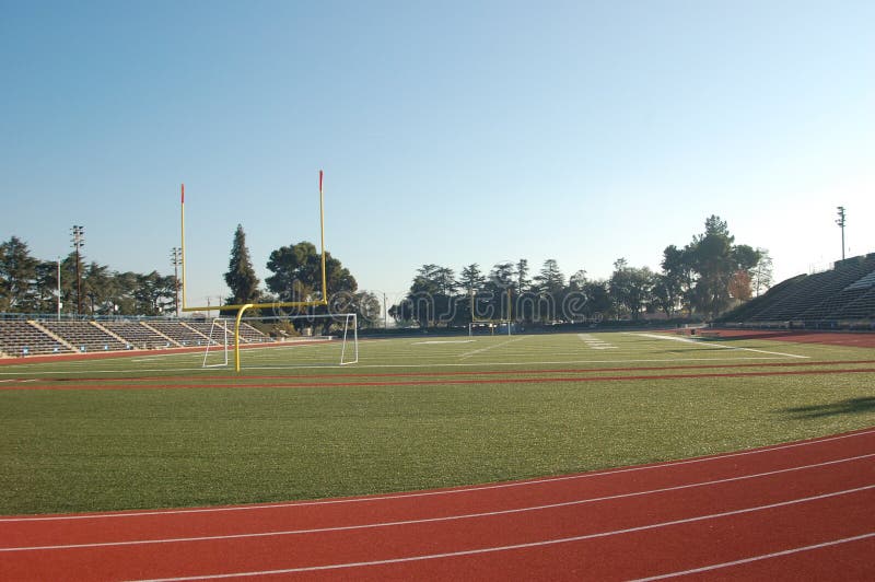 Football Track Field stock photo. Image of turf, field - 3252582