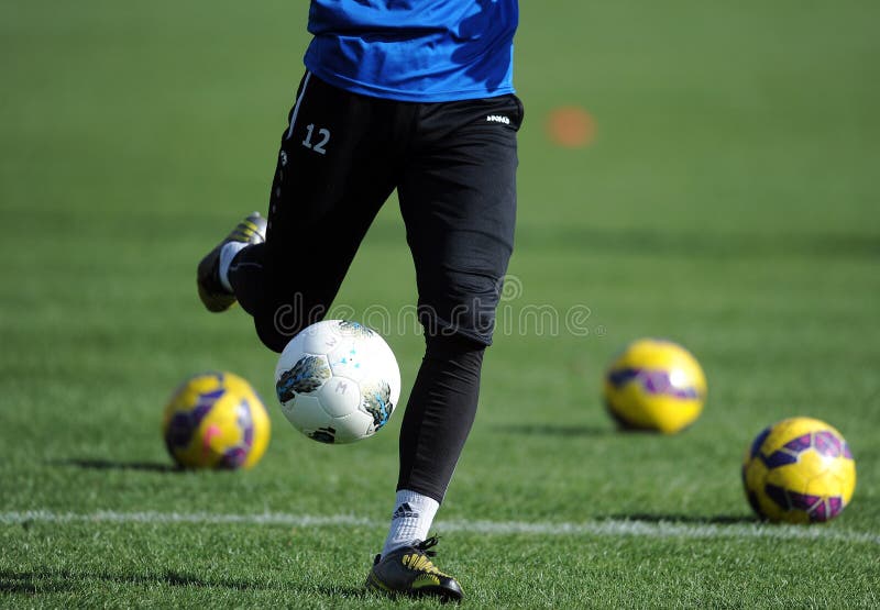 Football training editorial stock photo. Image of soccerl - 52688953