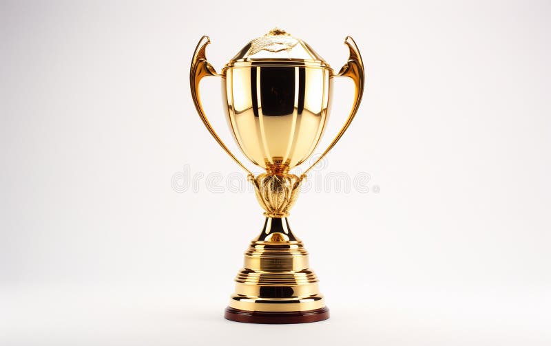 Football Trophy Cup on Transparent Background -Generative Ai Stock ...