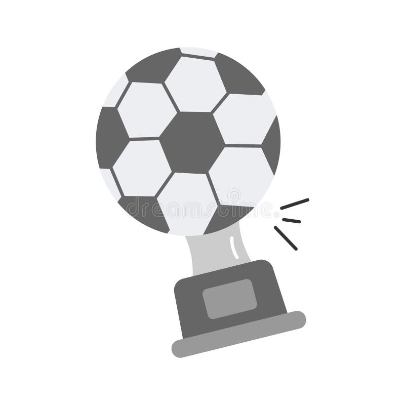 A Football Trophy Icon in Trendy Style Stock Vector - Illustration of ...