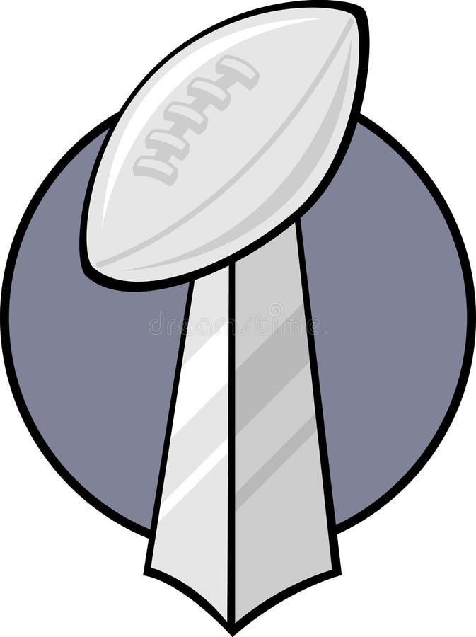 Football Trophy Vector Illustration Stock Vector - Illustration of ...