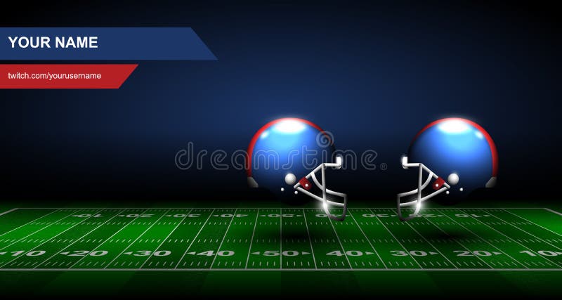 Football Twitch Banner Background. Stock Vector - Illustration of ...