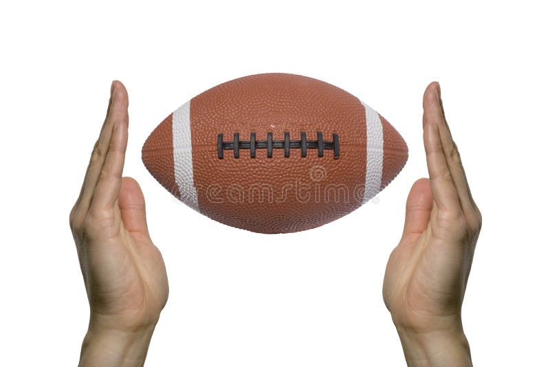 Hand Holding Football Hand Drawn Football Player Holding Big Ball