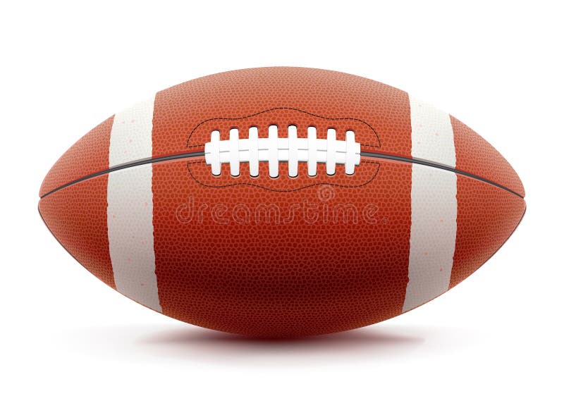 Football stock vector. Illustration of pigskin, rugby - 286909785