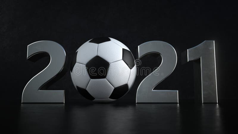 Football 2021 stock illustration. Illustration of starting - 203492416