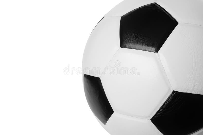Football on white stock image. Image of light, closeup - 40863515