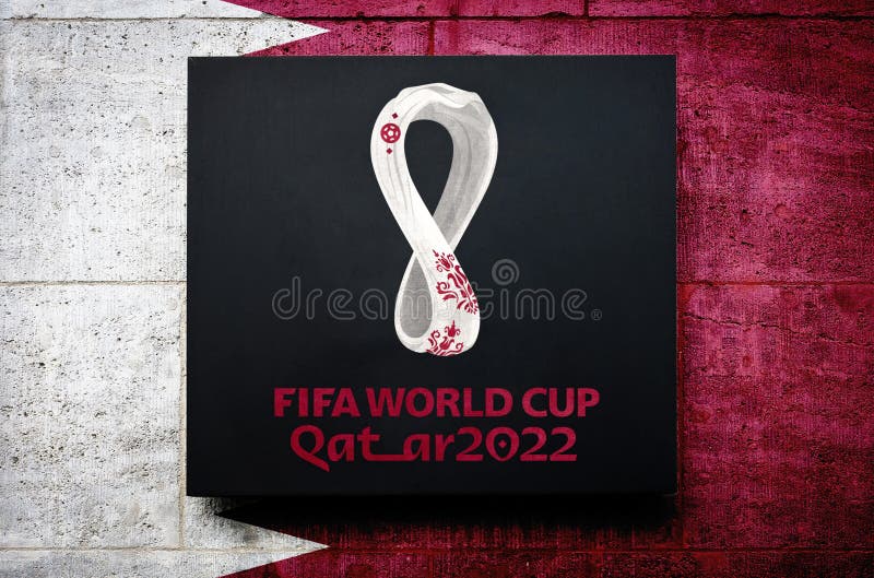 Football World Cup Logo in Qatar 2022 Editorial Photography - Image of ...