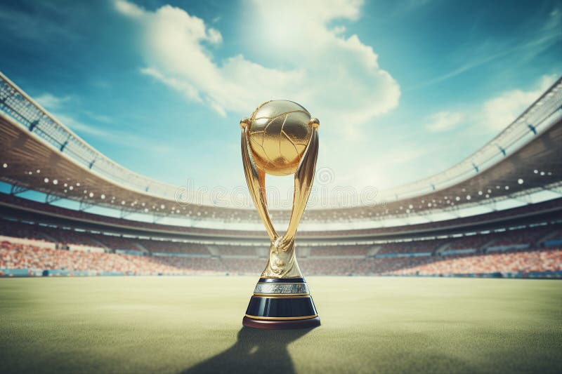 Football world cup trophy stock illustration. Illustration of ...