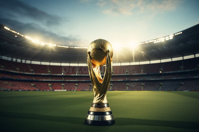 Football world cup trophy stock illustration. Illustration of ...