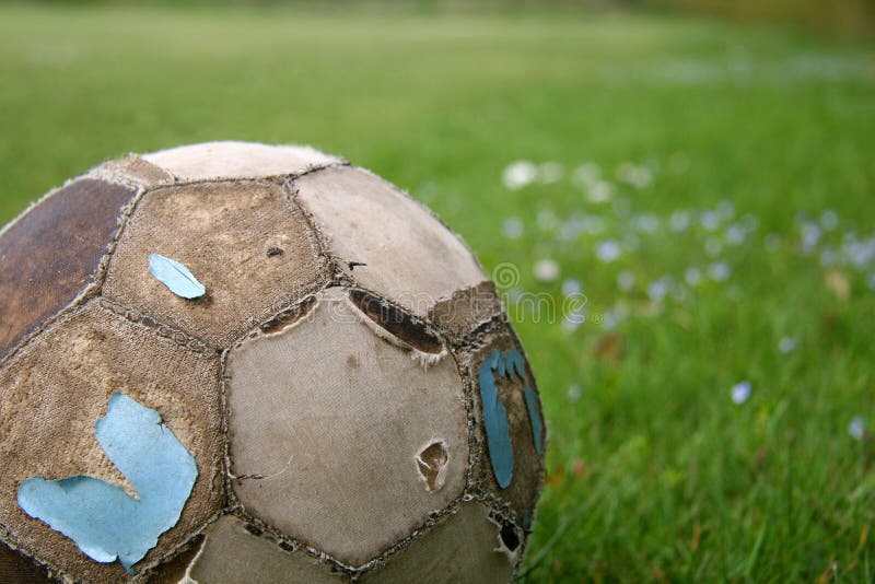 Football stock image. Image of alone, football, green - 35309305